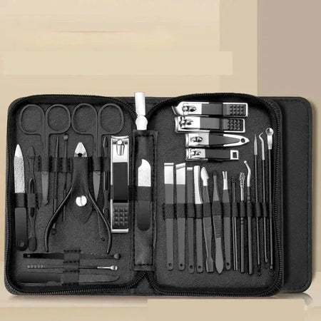 30 in 1 Nail Care Set Professional Stainless Steel Manicure Pedicure Kit for Healthy Beautiful Nails