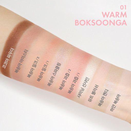 AMUSE Eye Color Palette - 5.4g (4 Colors) | Tailored Tone-Fit Eyeshadow