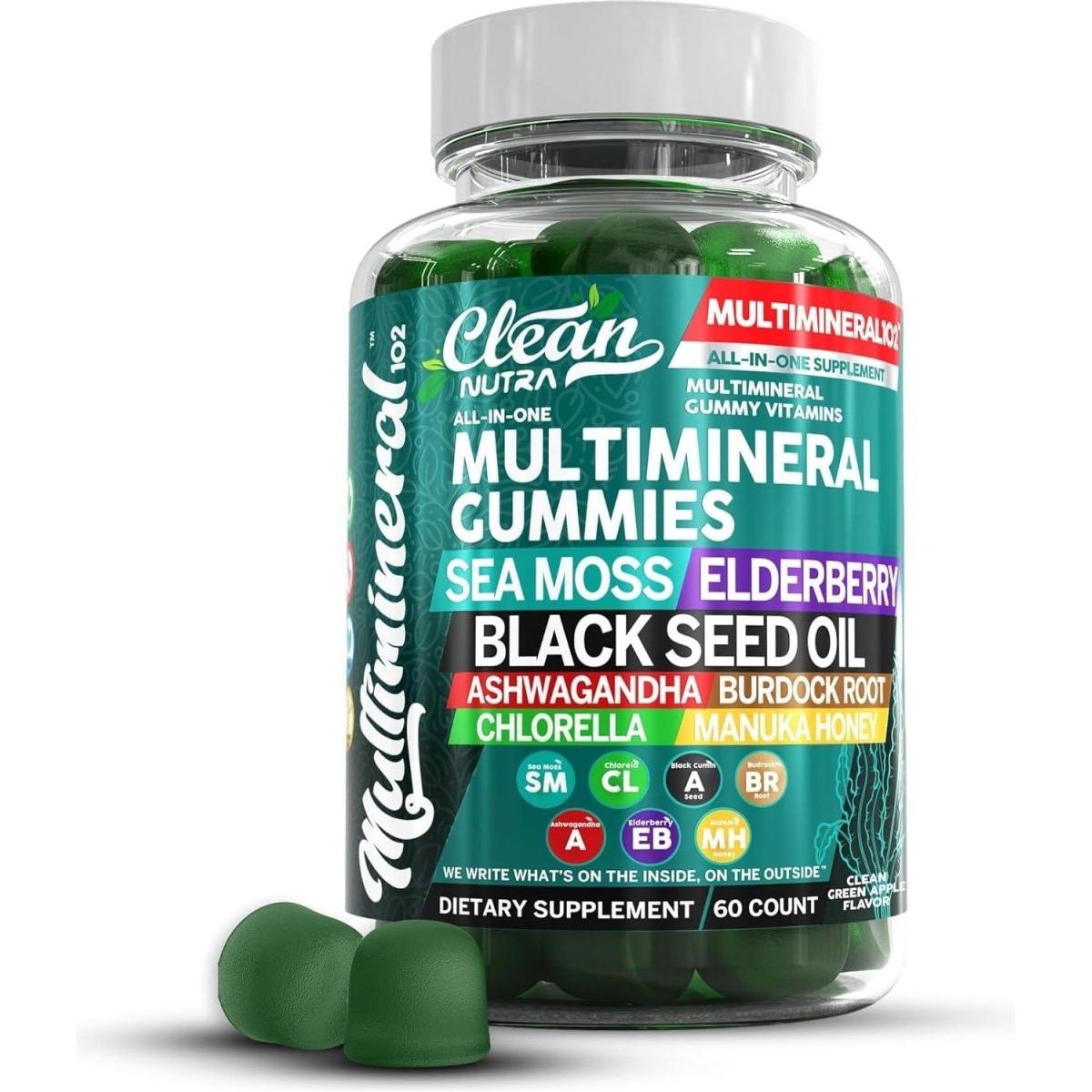 Clean Nutra All-in1 Multimineral Gummies - 60 Count | Glam Global UK