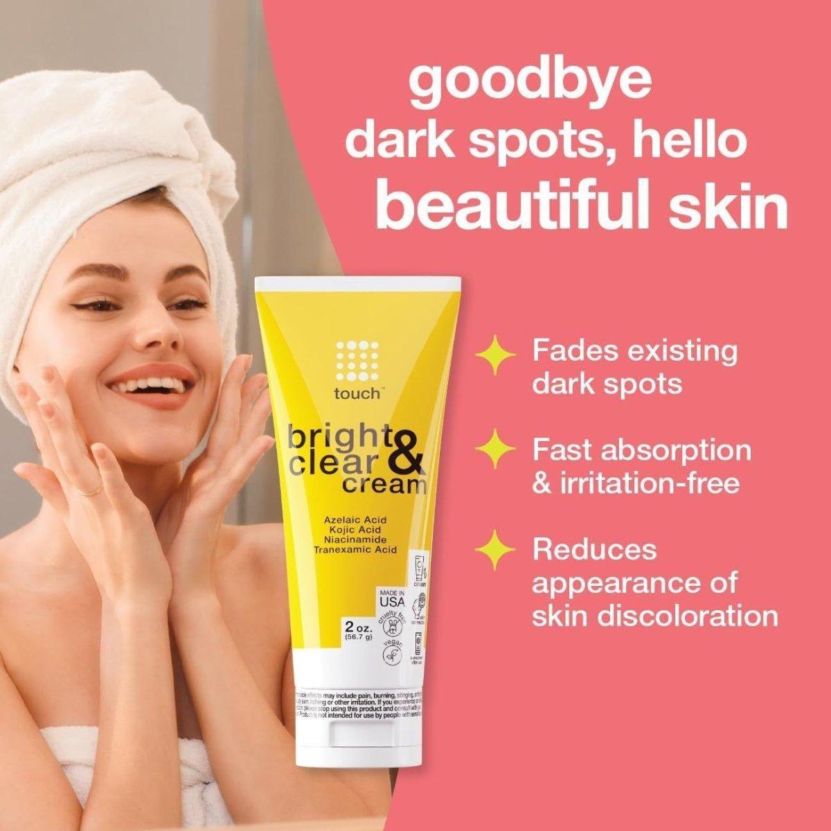 Touch Dark Spot Corrector Cream - Azelaic, Kojic & Tranexamic Acid - 15ml