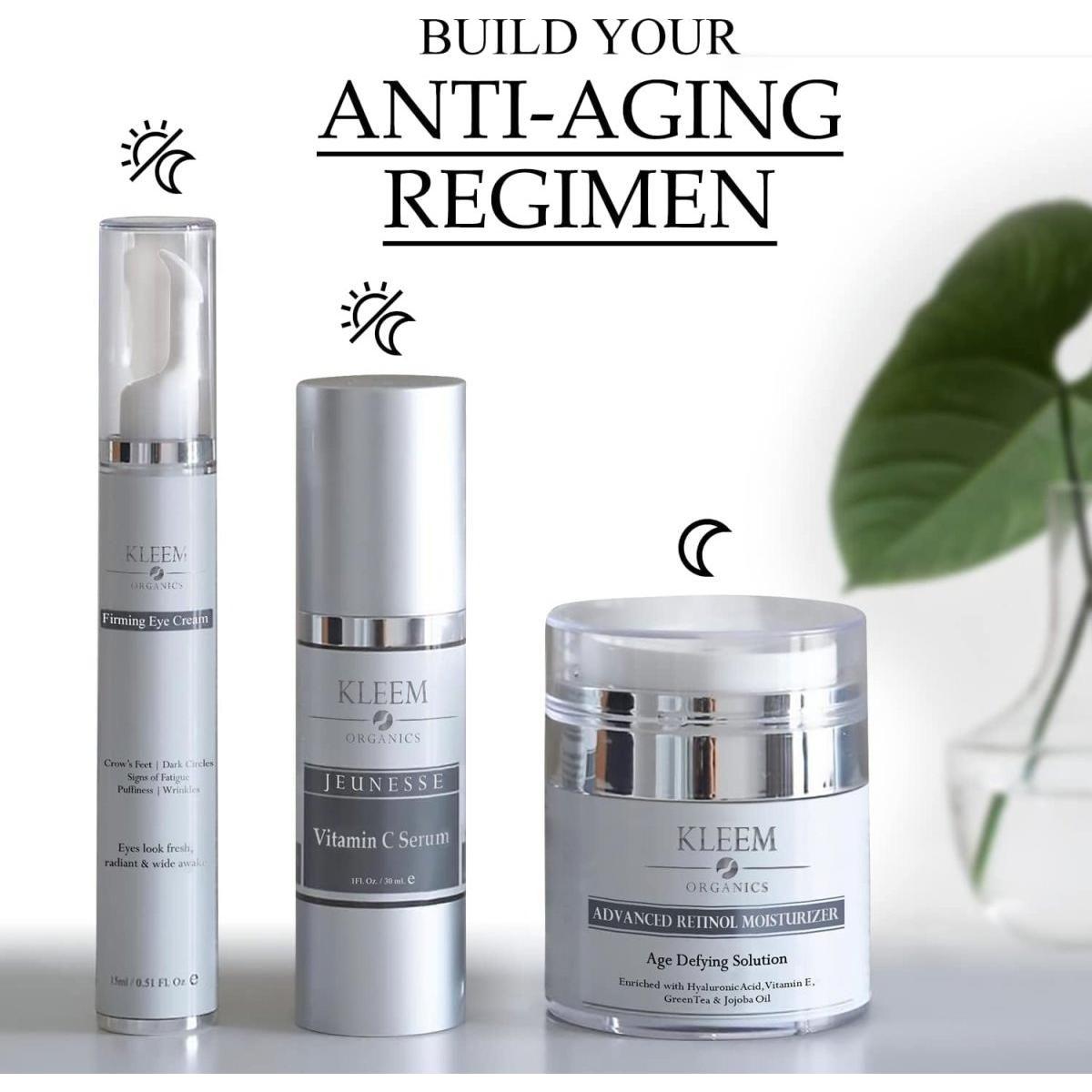 Crema de noche hidratante avanzada con retinol de Kleem Organics - 50 ml